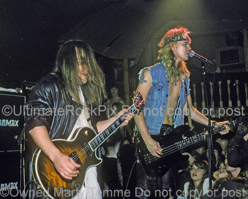 Photos of West Arkeen and Duff McKagan in Concert in 1990 by Marty ...