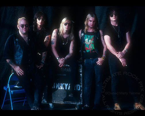 Photos of the Band Junkyard During a Photo Shoot in Irvine, California ...