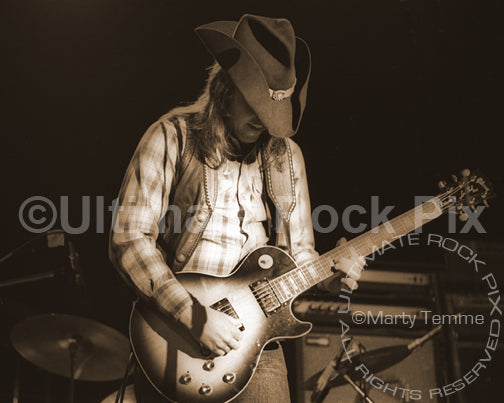Art Prints of Toy Caldwell of The Marshall Tucker Band in Concert in ...