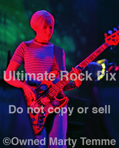 Photos of Bassist D'arcy Wretzky of Smashing Pumpkins Onstage in 1994 ...