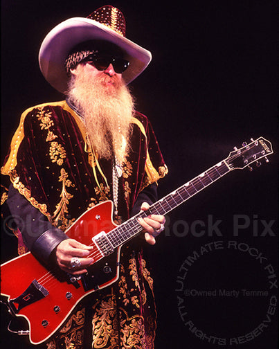 Photos of Billy Gibbons Playing a Gretsch Billy-Bo Jupiter Thunderbird ...